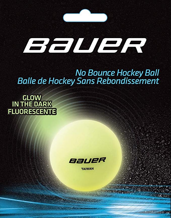Bauer Glow in the Dark Street Hockey Ball – iSkate Canterbury Australia