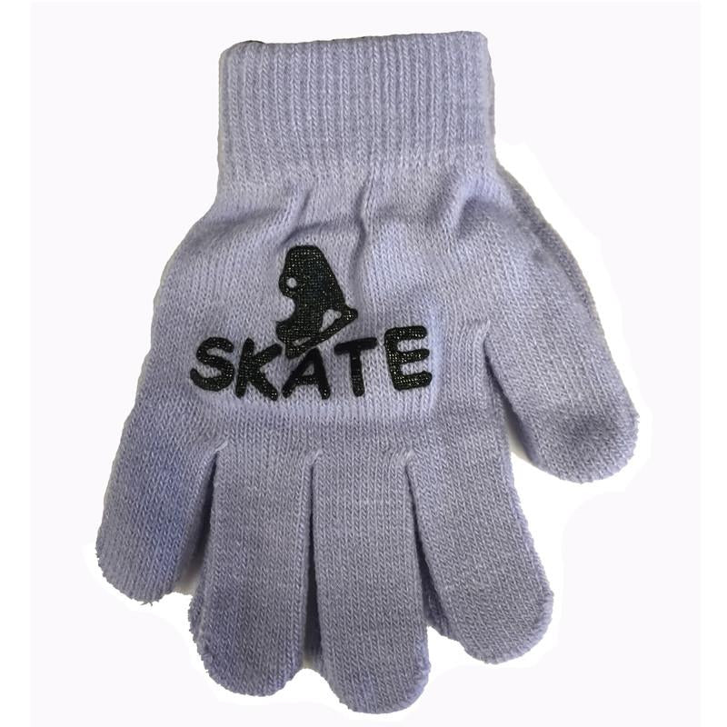 Youth Magic Stretch Gloves with Ice Skate Logo – iSkate Canterbury ...